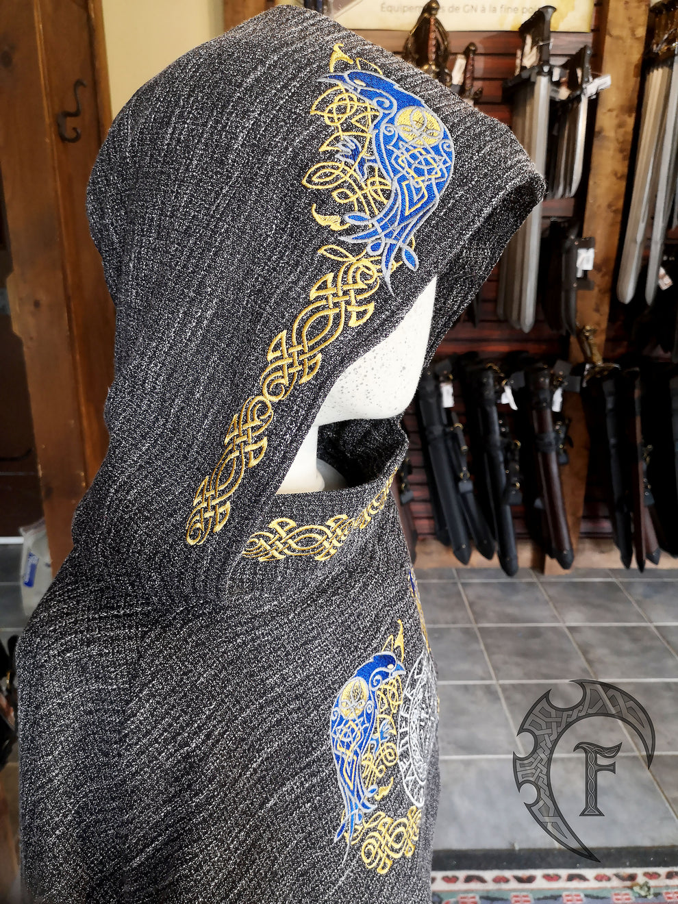 All Father Embroidered Cloak – Feral-Workshop