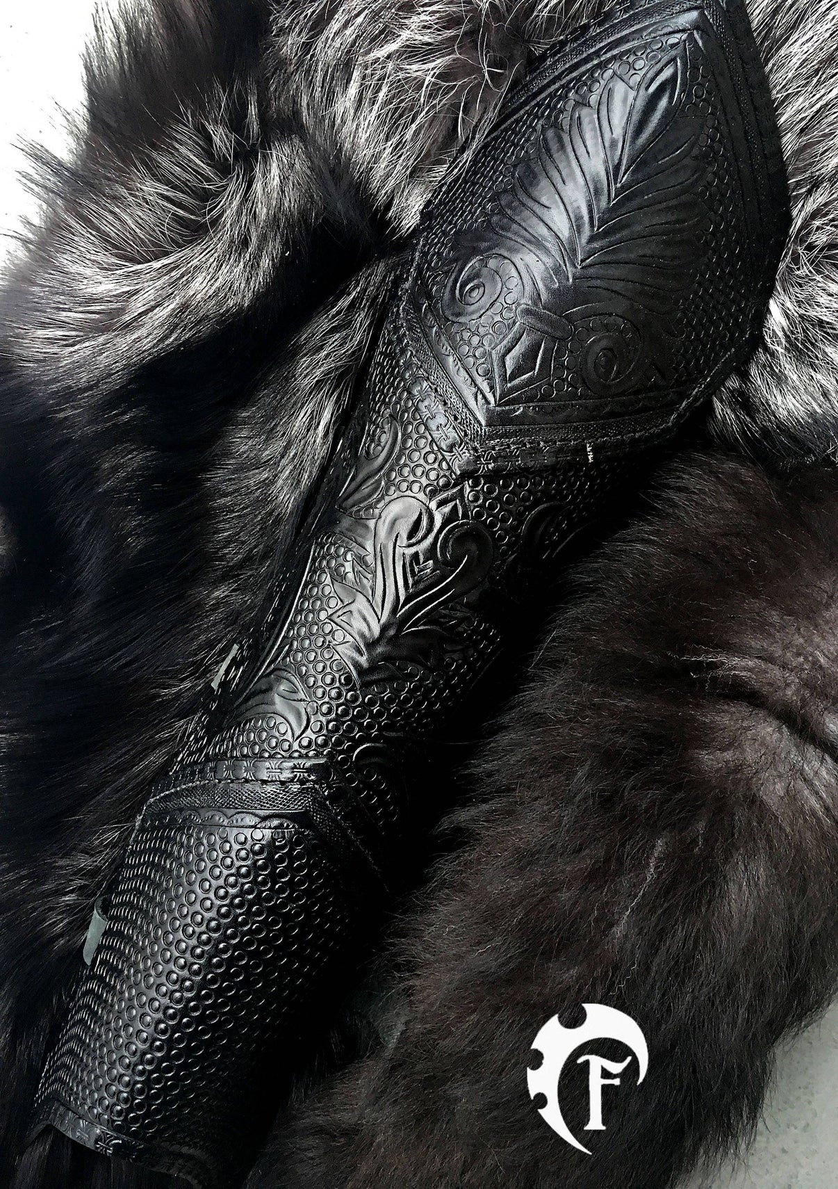 Musketeer inspired leather leg armor,larp,larper,larping,armour,fantas ...